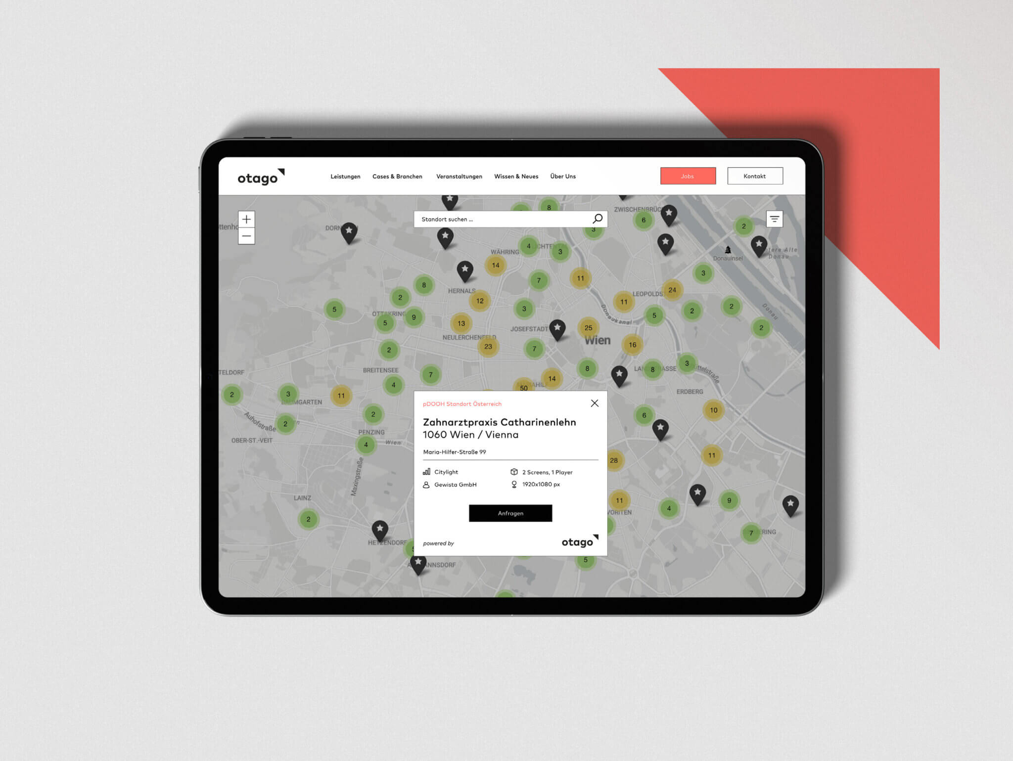 otago Programmatic Digital Out Of Home Map | otago